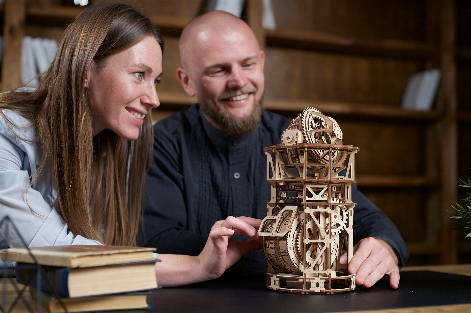 Ugears Sky Watcher Tourbillon Table Clock | UGEARS Singapore